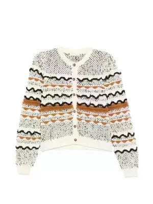 Ulla Johnson Cecilia Fringed Cardigan
