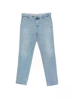 Incotex Faded Effect Jeans - Blue
