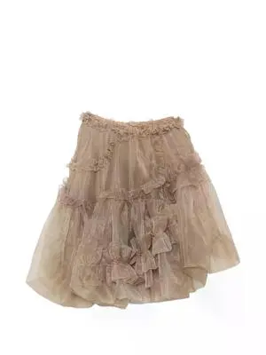 Ermanno Scervino Ruffled Tiered Midi Skirt