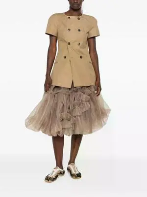 Ermanno Scervino Ruffled Tiered Midi Skirt