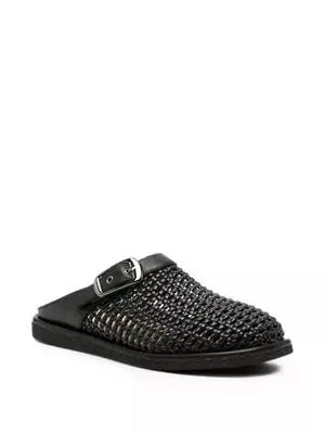 ADRIANNA FERETTI Adrianna Ferretti Woven Mules With Buckle Fastening