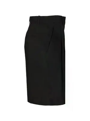 Khaite Auggie Virgin-wool Shorts