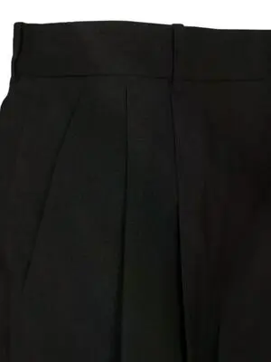 Khaite Auggie Virgin-wool Shorts