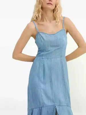 Guess Marina Tiered Ruffled Midi Dress