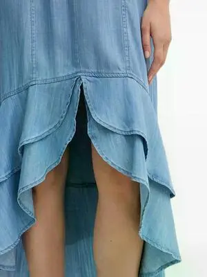 Guess Marina Tiered Ruffled Midi Dress
