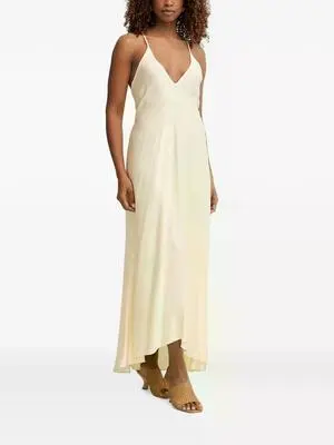 HAVEONE Back-tie Flared Asymmetric Dress
