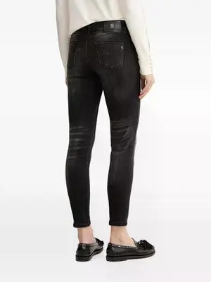 FRACOMINA Embellished-pocket Whiskered Jeans