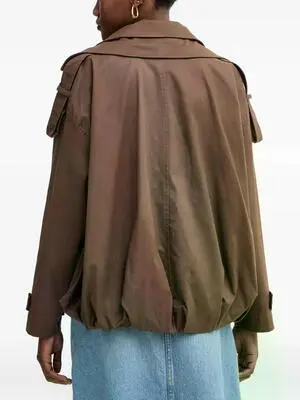 HAVEONE Cut-out Notched-lapel Jacket - Brown