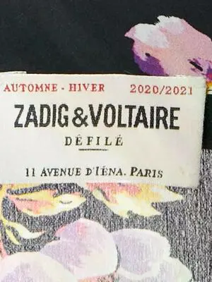 Zadig&Voltaire Defile Floral-print Midi Dress - Black