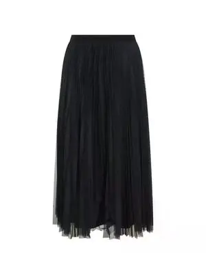 Fabiana Filippi Pleated Tulle Skirt - Blue