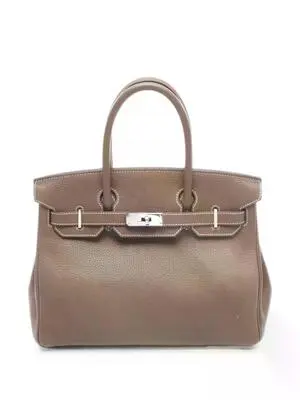 Hermès Birkin 30 Leather Tote Bag - Brown