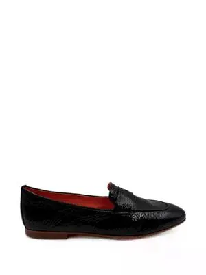 KROLL Patent Finish Loafers - Black
