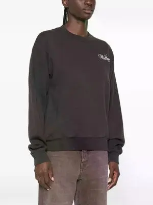 SPORTY & RICH Logo Print Sweatshirt