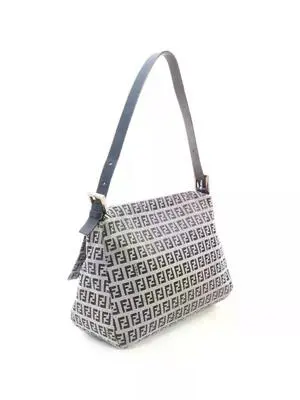 Fendi Zucchino Mamma Baguette Shoulder Bag