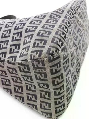 Fendi Zucchino Mamma Baguette Shoulder Bag