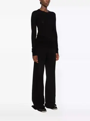 Rick Owens Ribbed Knit Long Sleeve T-shirt
