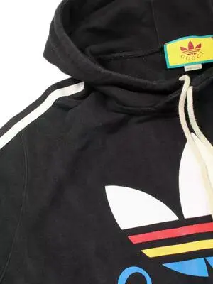 Gucci X Adidas Trefoil Logo Hoodie