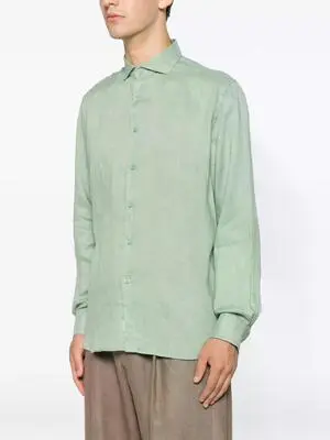 IMPURE Spread-collar Long-sleeve Shirt