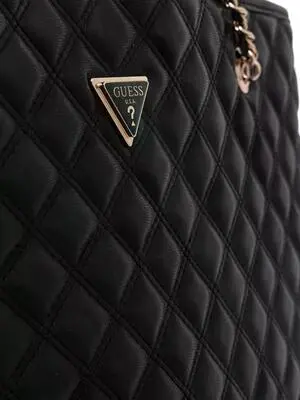 Guess Giully Quilted Logo-plaque Tote Bag