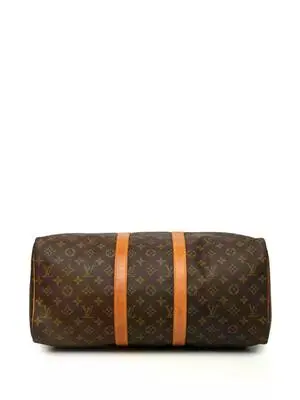 LOUIS VUITTON Keepall 45 Monogram Travel Bag - Brown