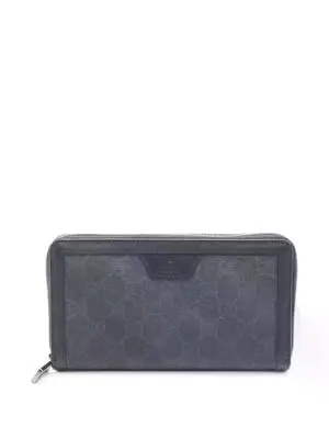 Gucci 2010s Gg Supreme Wallet - Black
