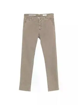 Jacob Cohen Bobby Logo-patch Trousers - Neutrals