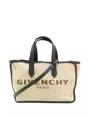 Givenchy Mini Canvas Bond Satchel - Grey