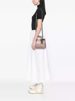 Dior 2014 Mini Tricolor Leather Diorissimo Satchel
