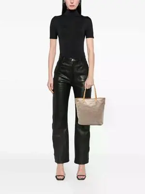 Fendi 2000-2010 Zucchino Canvas Tote Bag