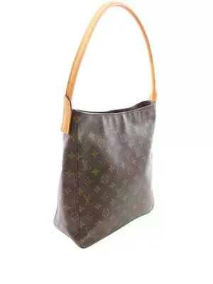 LOUIS VUITTON Monogram Looping Gm Shoulder Bag - Brown