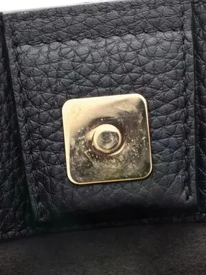 Fendi Ff Leather Tote Bag - Black