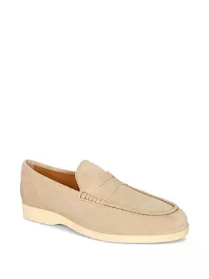 TOD'S Suede Penny Slot Loafers