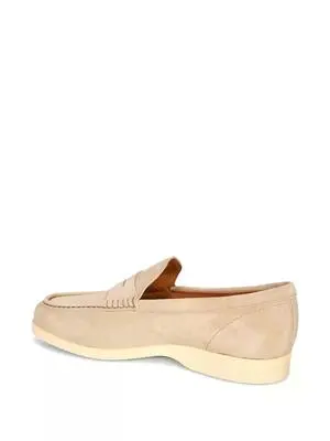 TOD'S Suede Penny Slot Loafers