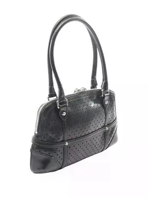 Gucci 2000-2015 Perforated Leather Shoulder Bag
