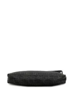 Fendi Zucchino Canvas Pochette Shoulder Bag