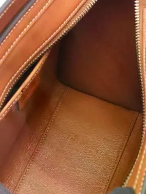 Celine 2000-2026 Nano Luggage Canvas Satchel