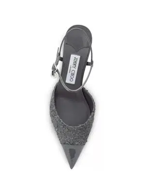 JIMMY CHOO Pearl-charm Tweed Pumps