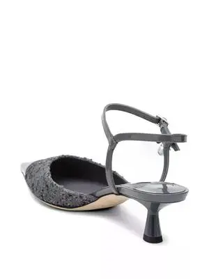 JIMMY CHOO Pearl-charm Tweed Pumps
