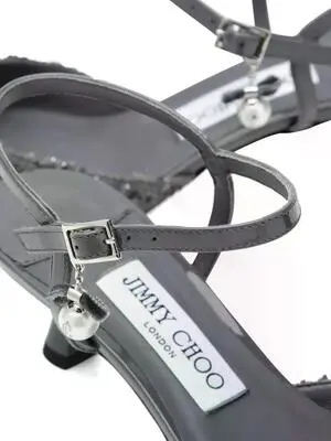 JIMMY CHOO Pearl-charm Tweed Pumps