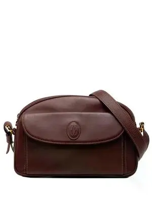 Cartier Leather Crossbody Bag - Red