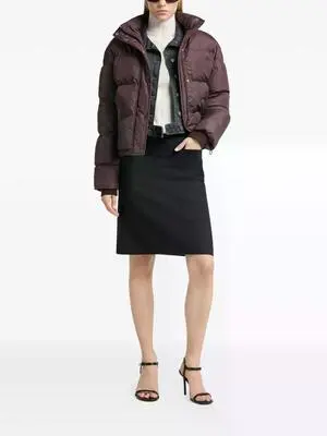 COURREGES Cropped Puffer Jacket - Red