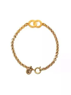 Celine 2000-2026 Plated Circle Charm Bracelet Costume Bracelet