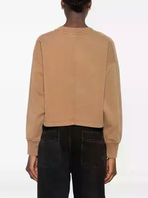 MARANT ETOILE Sunny Logo-embroidered Sweatshirt - Brown