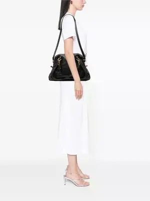 Chloé 2002-2026 Medium Pebbled Leather Paraty Satchel