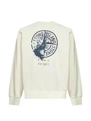 Stone Island Compass Graphic Fleece Sweater