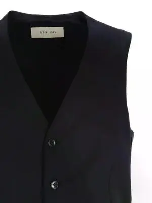 L.B.M. 1911 V-neck Button-up Gilet