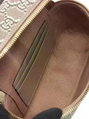 Gucci 2019 Gg Shadow Supreme Super Mini Bag Satchel