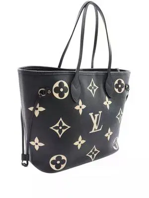 LOUIS VUITTON Giant Monogram Empreinte Neverfull Mm Tote Bag