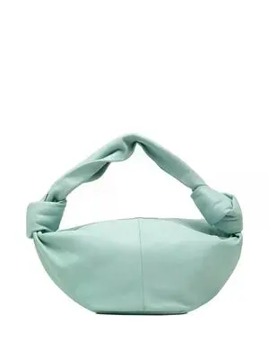 Bottega Veneta 2021-2026 Calfskin Double Knot Handbag - Blue