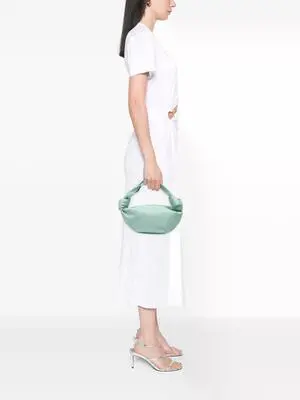 Bottega Veneta Double Knot Handbag In Calfskin - Blue